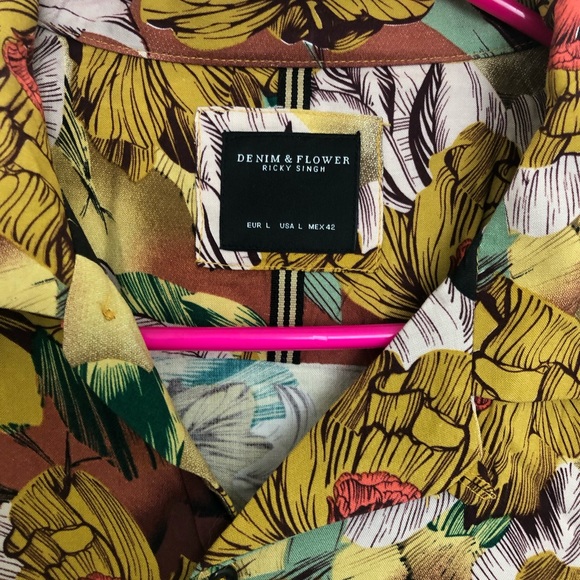 Denim & Flower | Shirts | Denim And Flower Button Up Brand New Never ...